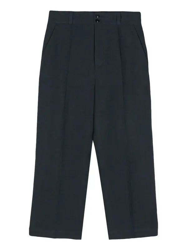 Barena Venezia Paola Canne Cropped Trousers - Black