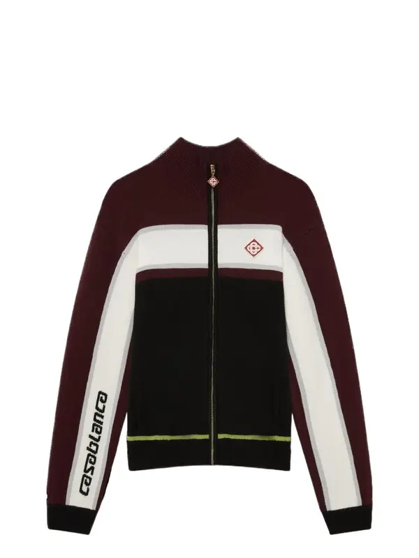 Casablanca Striped Track Jacket - Black