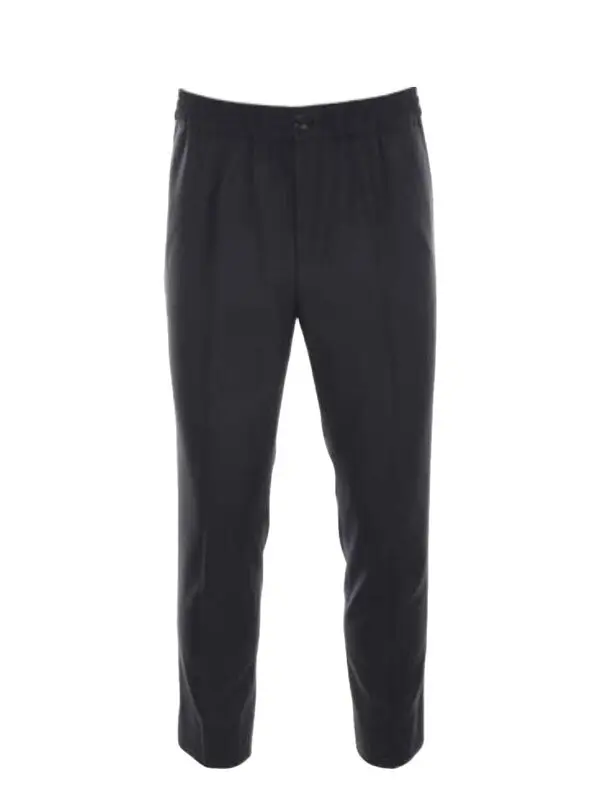 Ami Tapered-leg Trousers - Black
