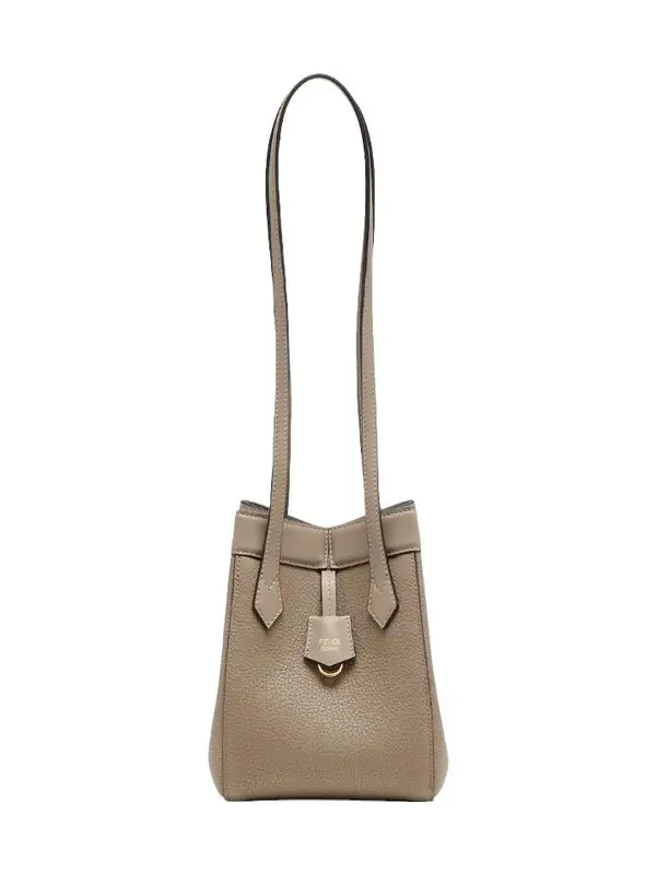 Fendi Origami Mini Bucket Bag - Grey