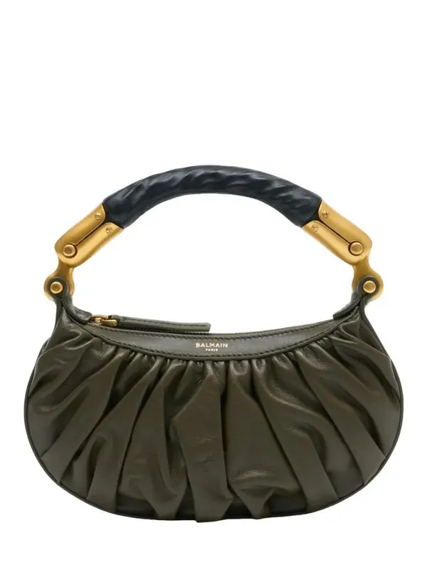 Balmain Ebene Mini Bag - Green