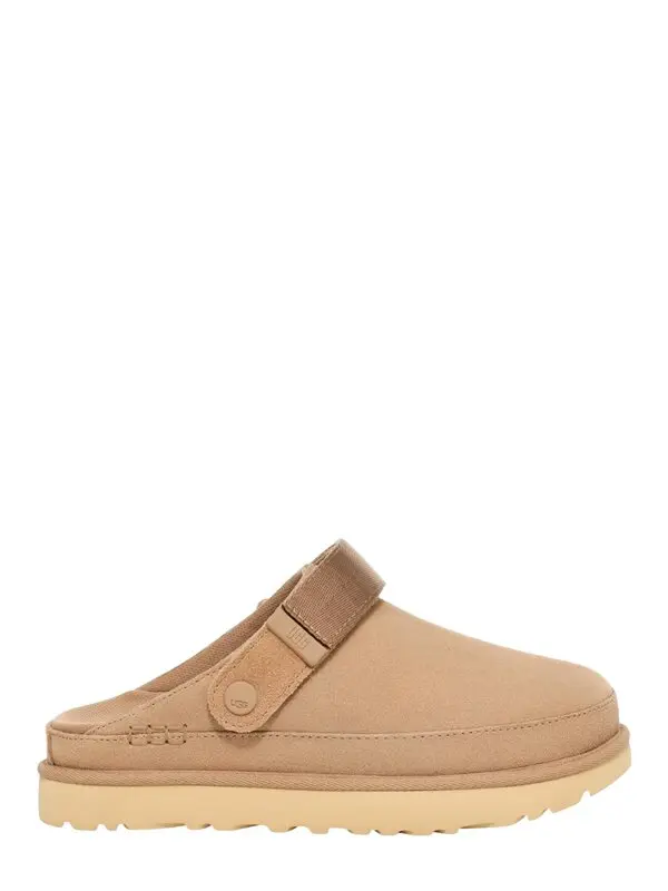 UGG Goldenstar Slip-on Clogs With Adjustable Heel Strap - Sand-colored