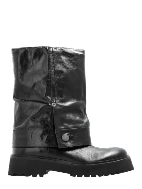 Zadig&Voltaire Angie Leather Ankle Boots - Black