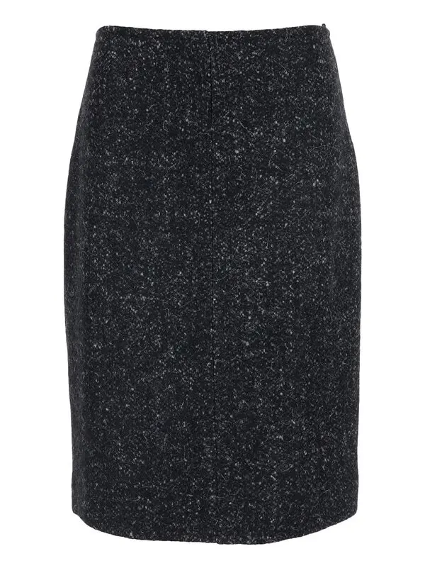 THE ROW Pencil Skirt With Back Slit - Black