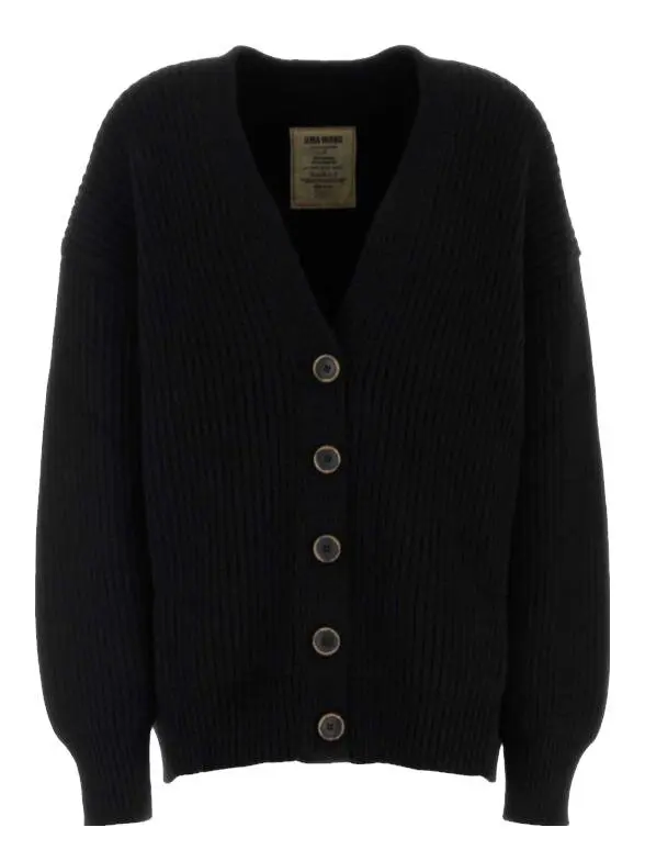 UMA WANG Long-sleeved Cardigan - Black