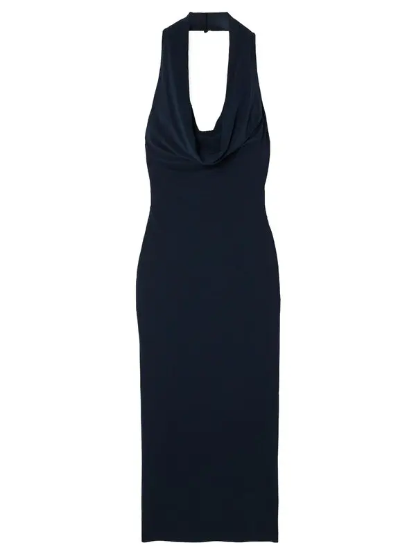 Magda Butrym Halterneck Midi Dress - Black