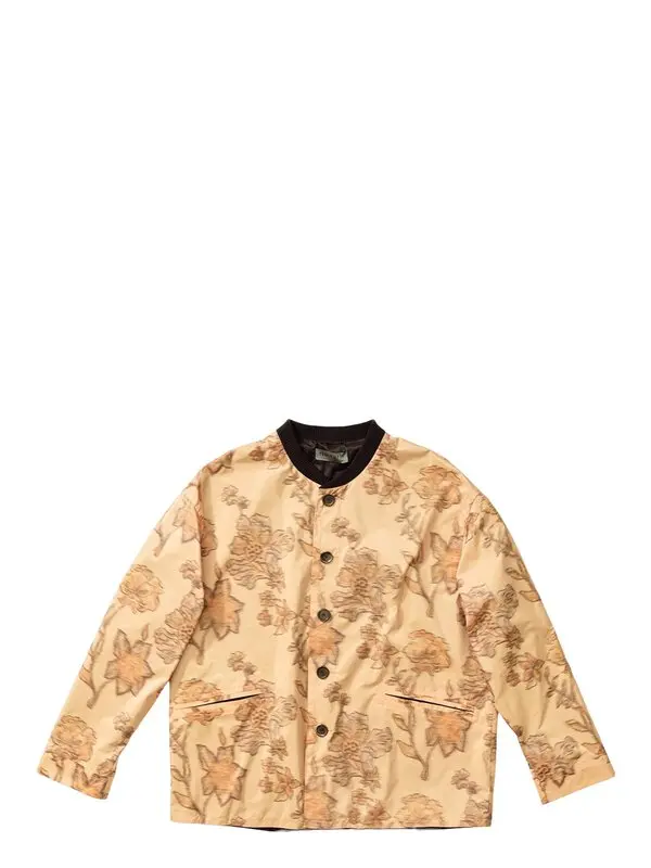 Our Legacy Floral Print Satin Jacket - Nude