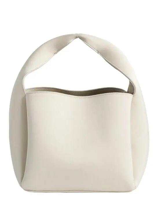 TOTEME Satin Shoulder Bag - Light Brown