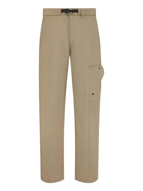 Dior Cargo Pants With Utility Buckle - Beige