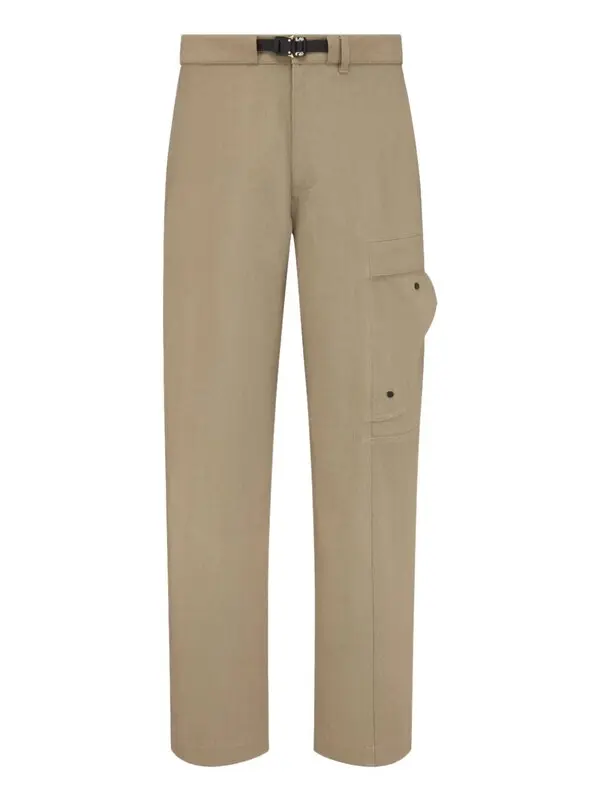 Dior Cargo Pants With Utility Buckle - Beige