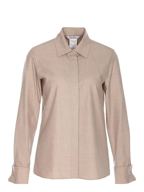 Max Mara Tebaide Long-sleeved Shirt - No