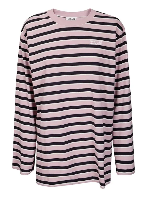 Baum Und Pferdgarten Jeevana Striped Long Sleeve T-shirt - Pink