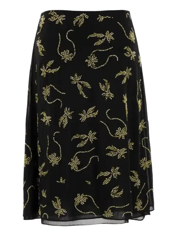 16Arlington Dafne Midi Skirt - Black