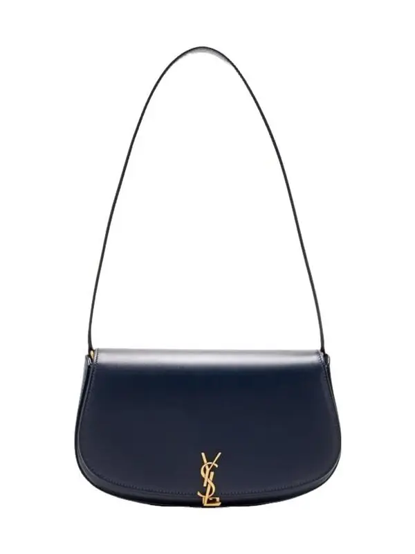 Saint Laurent Voltaire Foldover Top Mini Shoulder Bag - Black