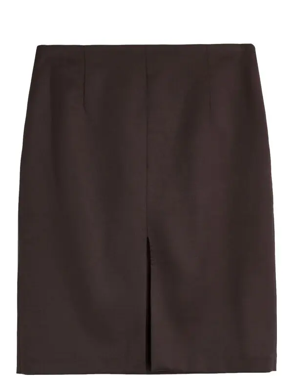 Our Legacy Siren Front-split Skirt - Black