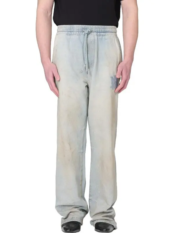 Amiri Belt Loop Jeans - White