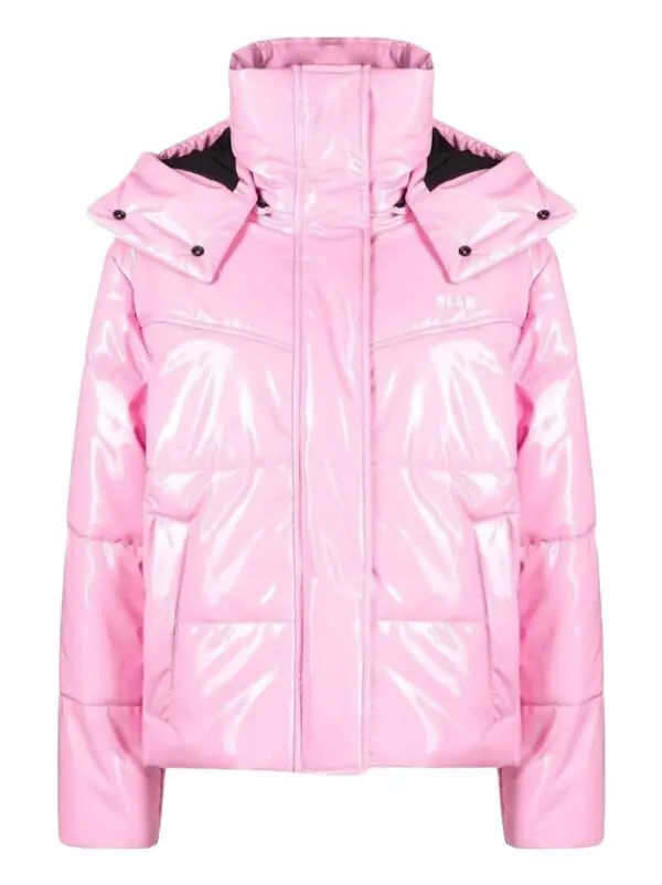 MSGM Padded Logo Jacket - Pink