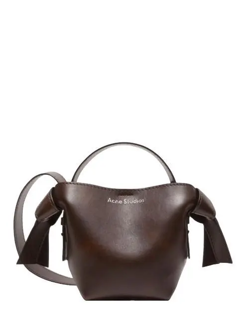 Acne Studios Musubi Mini Shoulder Bag - Dark Brown