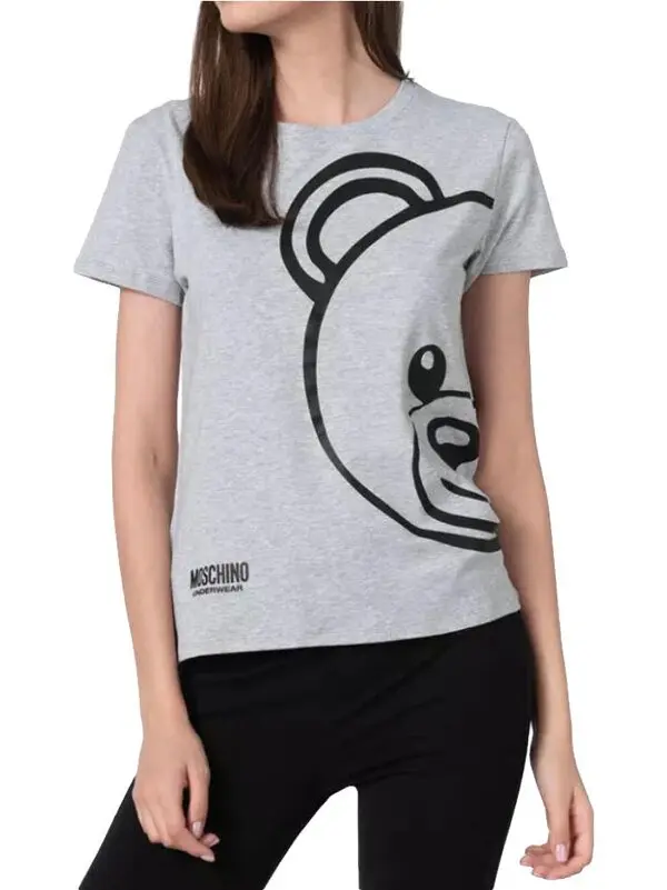 Moschino Detail Short Sleeve T-shirt - Black