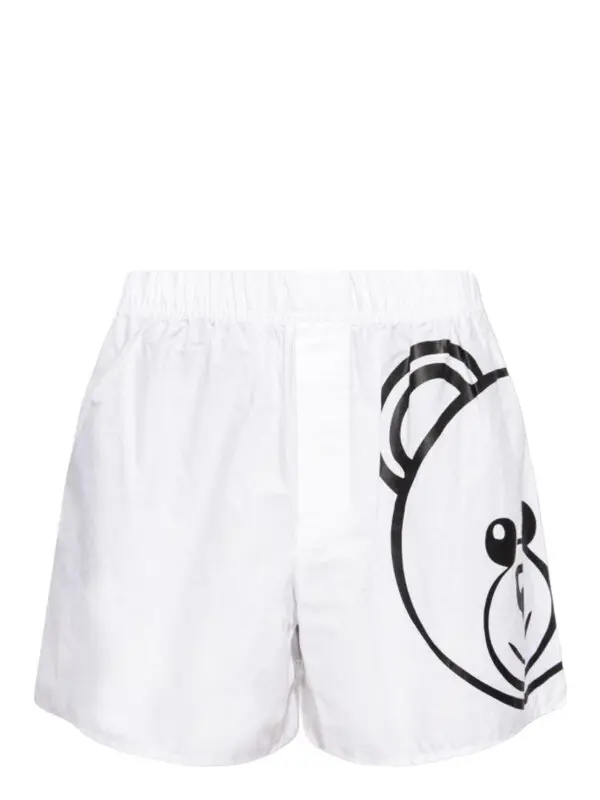 Moschino Detail Shorts - White