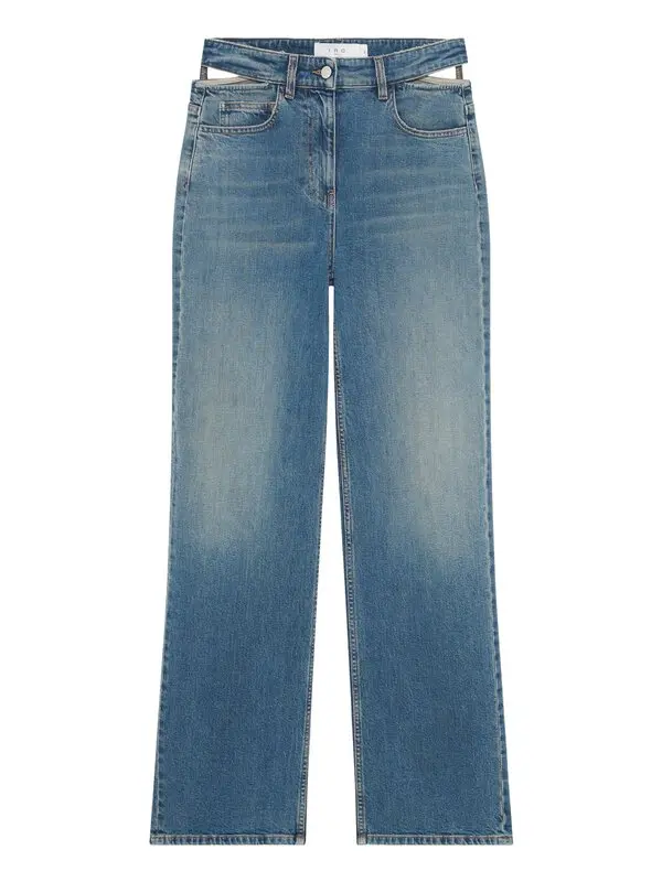 IRO PARIS Lamberta Large Silhouette Jeans - Blue