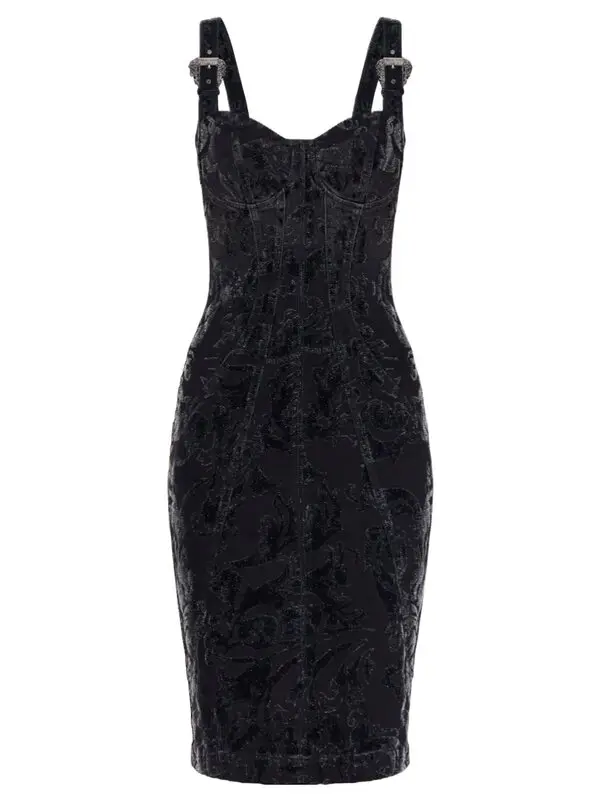 Versace Sleeveless Mini Dress - Black