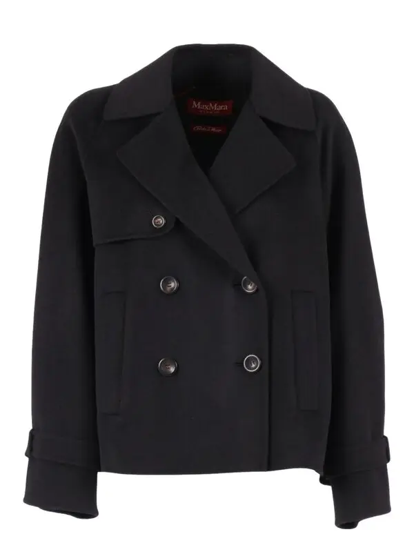 Max Mara Nupar Double-breasted Jacket - Black