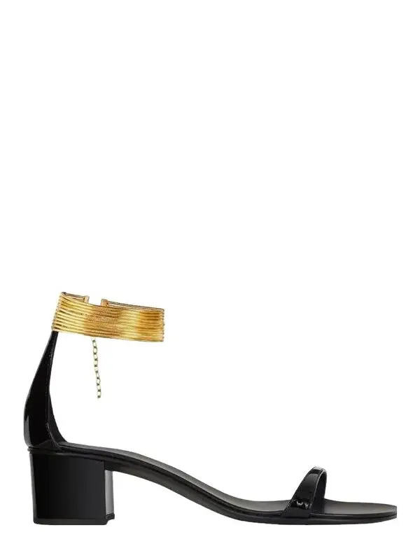 GIUSEPPE ZANOTTI Multi Wire Ankle Strap Sandals - Black