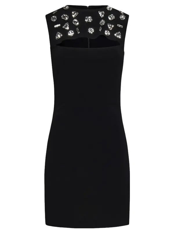 Dsquared2 Embellished Cut-out Dress - Black