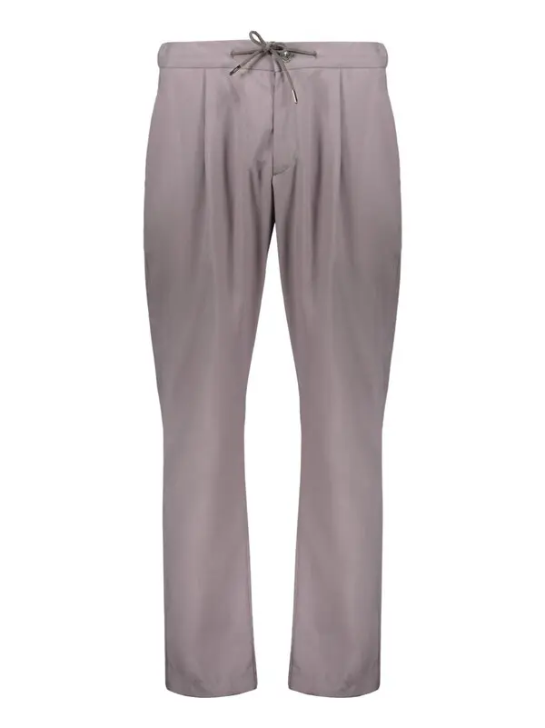 Herno Pleated Drawstring Trousers - Gray