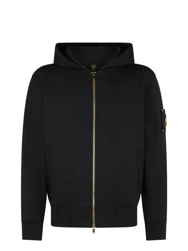 Moose Knuckles Zip-up Hoodie - Black