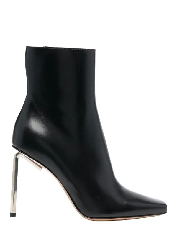 Off-White Allen Square Toe Ankle Boots - Black