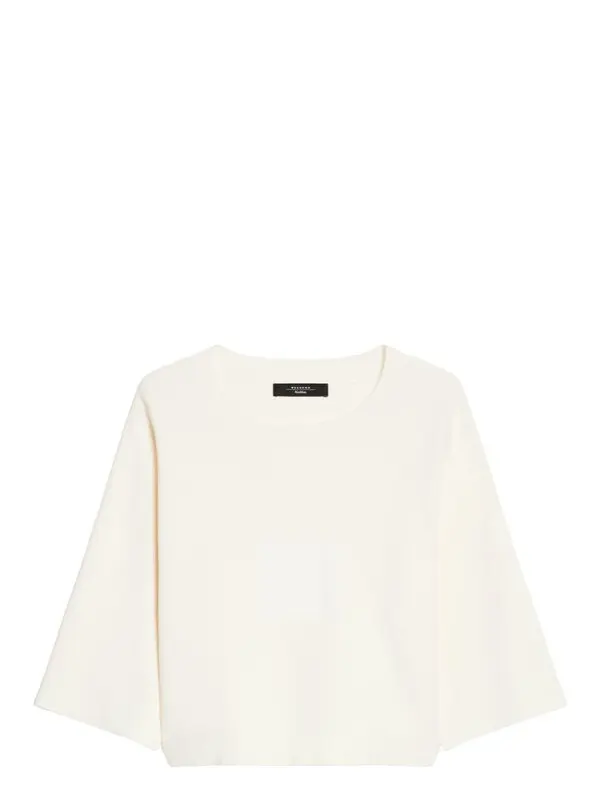 Max Mara Crewneck Knit T-shirt - White
