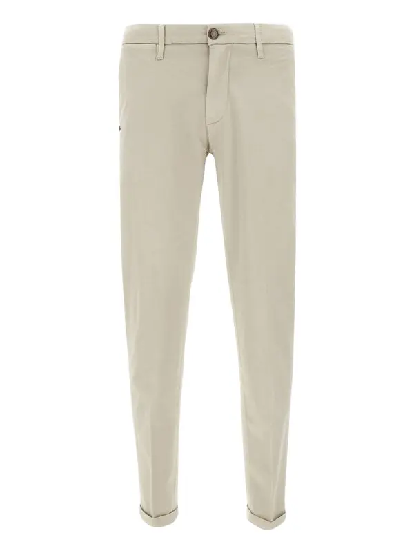 RE-HASH Slim Fit Chinos - Beige