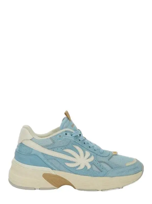 Palm Angels The Palm Runner Leather Sneakers - Multicolor