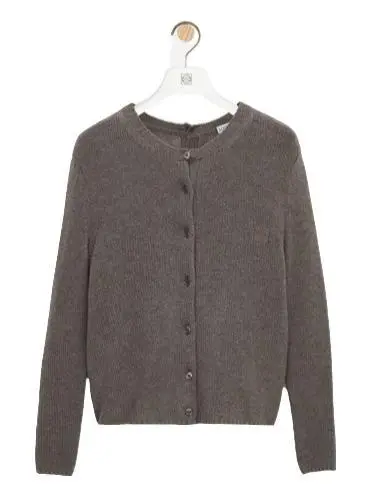 Loewe Long-sleeved Cardigan - Taupe