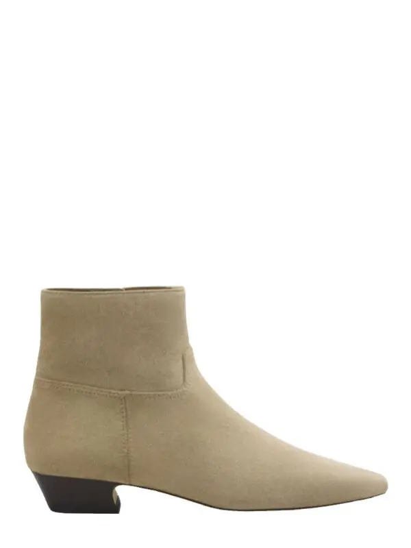 STUART WEITZMAN Stassi Zip Bootie - Brown