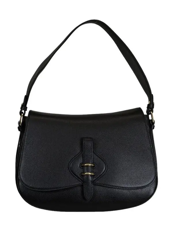COCCINELLE Mavery Flap Shoulder Bag - Black