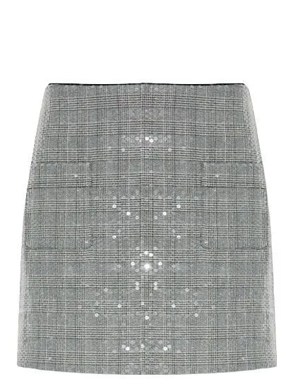 Zadig&Voltaire Sequined Mini Skirt - Gray