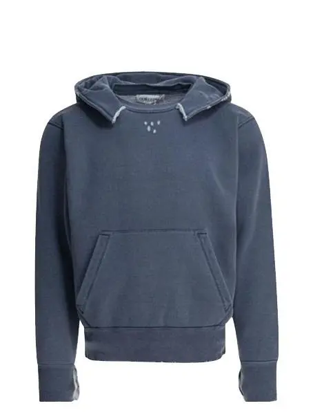 Our Legacy Faded Effect Hoodie With Distressed Details - Blue