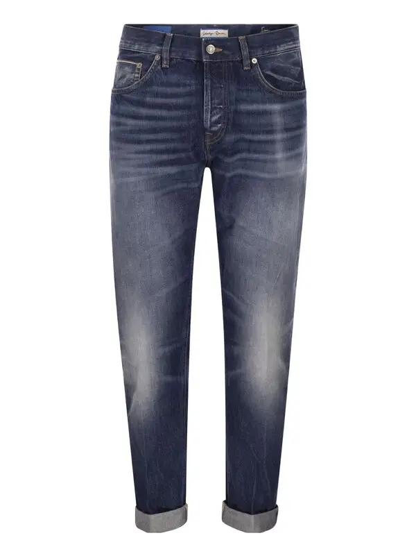 DONDUP Icon Regular-fit Five-pocket Jeans - Black