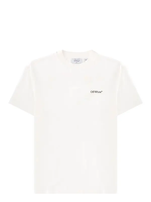 Off-White Floral Arrow Logo T-shirt - White