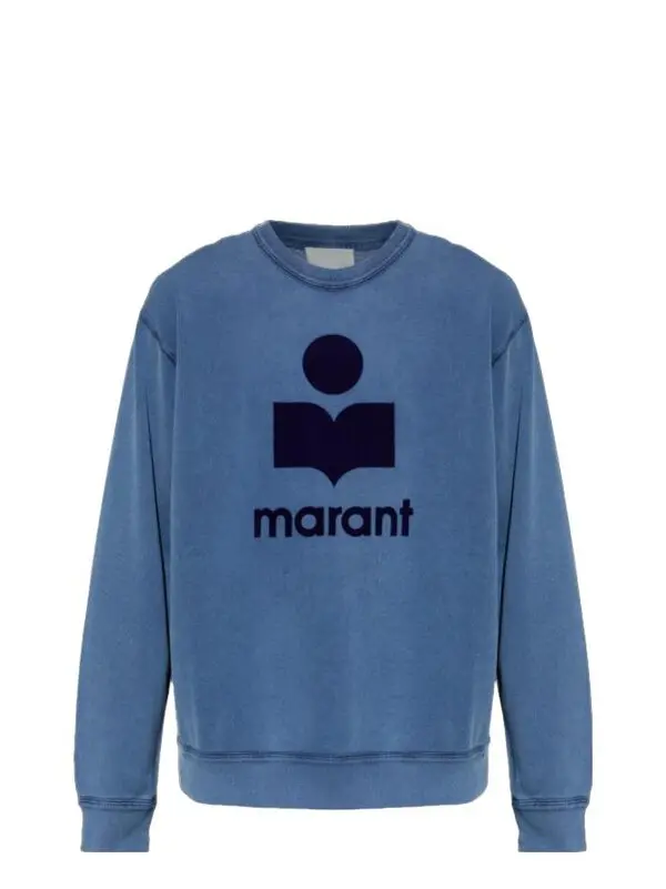 Isabel Marant Étoile Crew Neck Long-sleeved Sweatshirt - Blue