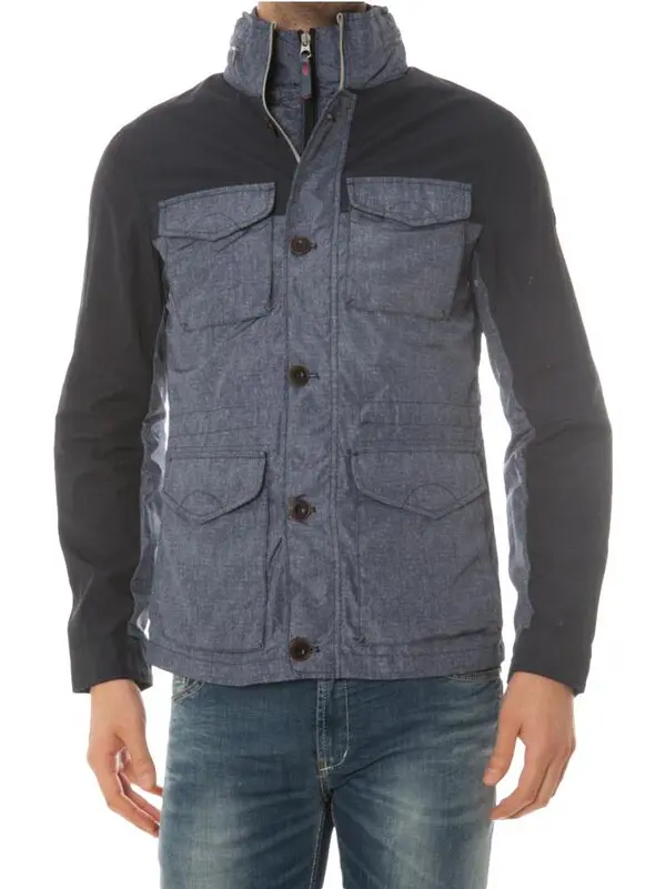 Emporio Armani Long Sleeve Denim Jacket - Blue