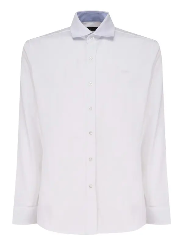 FAY Long-sleeved Shirt - White