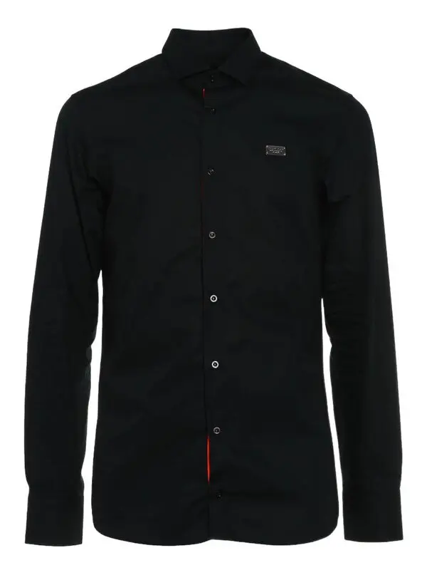 Philipp Plein Long-sleeved Shirt - Black