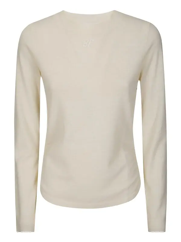 Baum Und Pferdgarten Caitlin Fine Knit Crew Neck Top - Nude