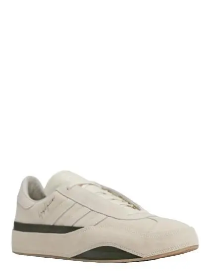 Y3 Gazelle Lace-up Sneakers - Opal White/gray White/khaki