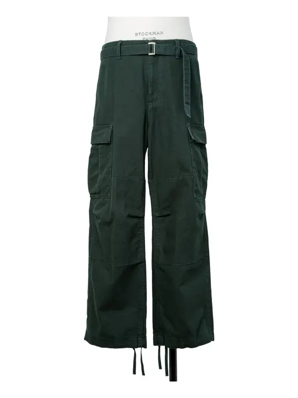 Sacai X Carhartt Wip Belted Cargo Pants - Green