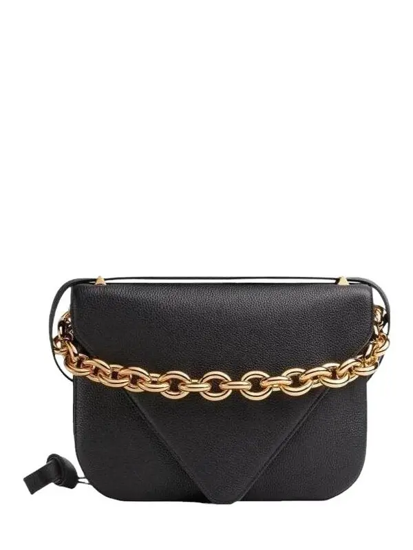 Bottega Veneta Mount Small Envelope Shoulder Bag - Black